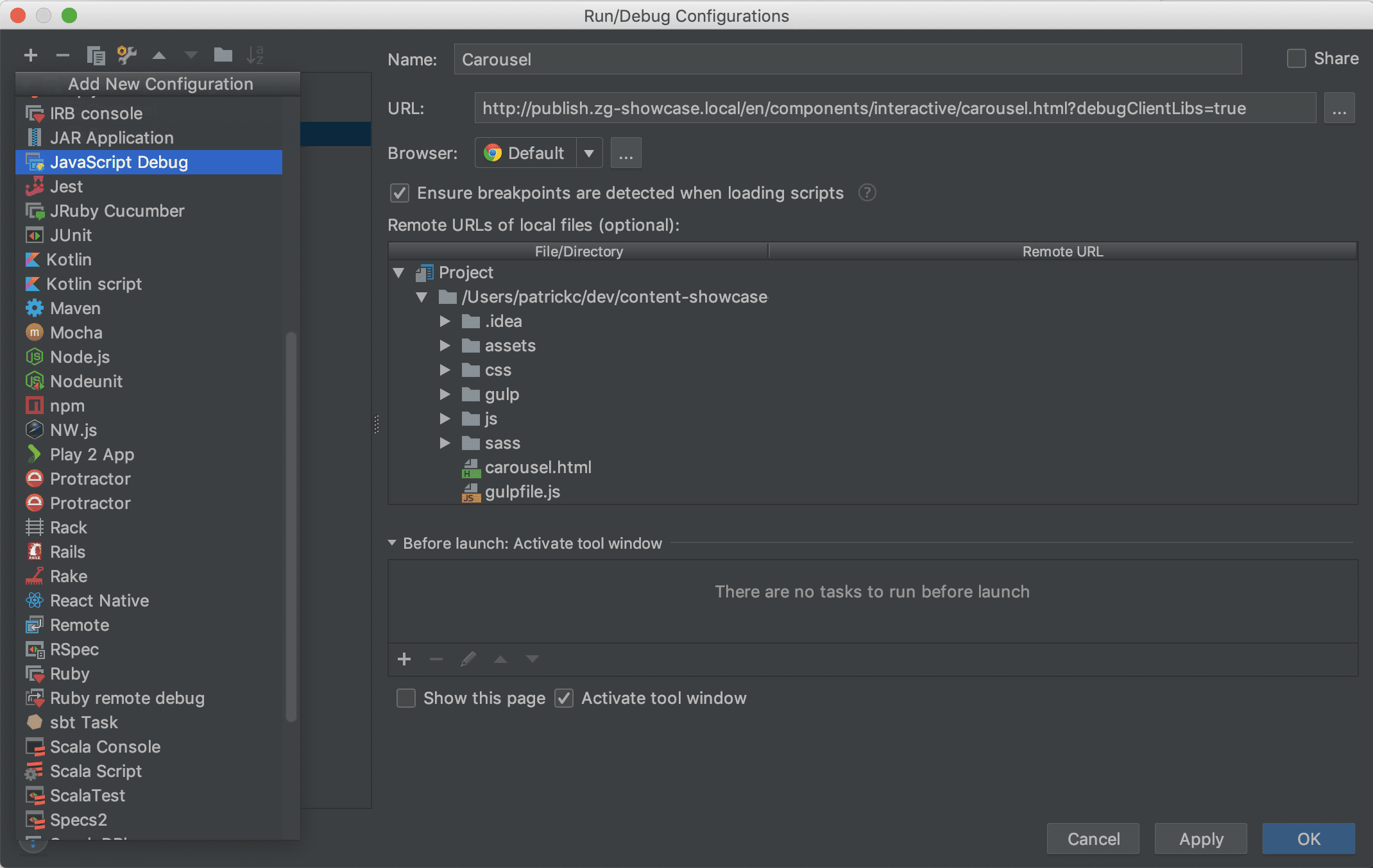 How To Get Up And Running With Javascript Debugging In Intellij And Aem Wunderman Thompson