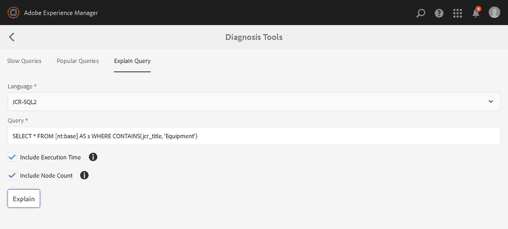 JCR query performance | Wunderman Thompson Technology